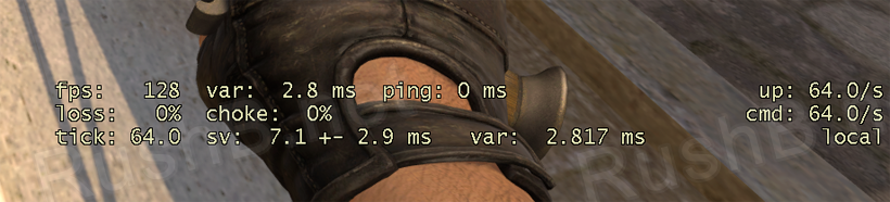 【显示FPS、延迟丢包率等网络参数】net_graph及相关控制台命令-CSGO RushB中文网