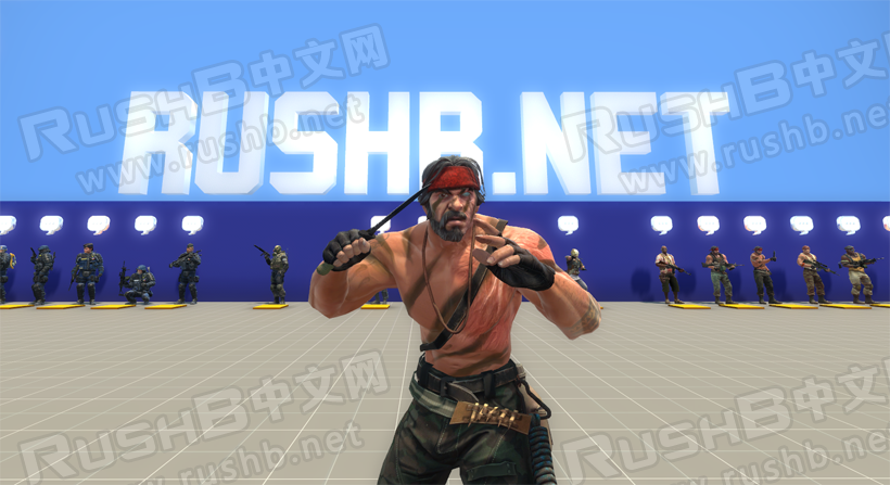 CSGO 探员、刀子、音乐盒 体验地图：Agent Lab-CSGO RushB中文网